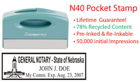Nebraska Notary Stamp & Supplies | NE Notary Stamp | JP Cooke Company